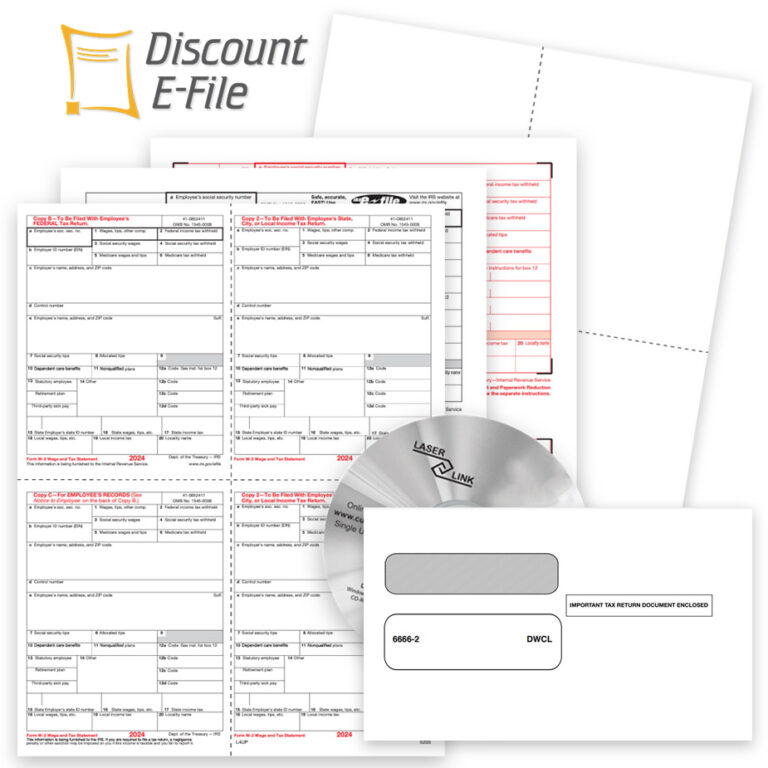 Discount Tax Forms - The Tax Form Gals